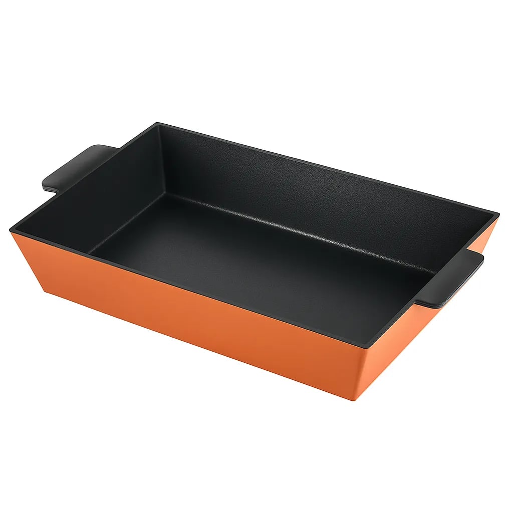 Medium Rectangular Baking Pan Orange